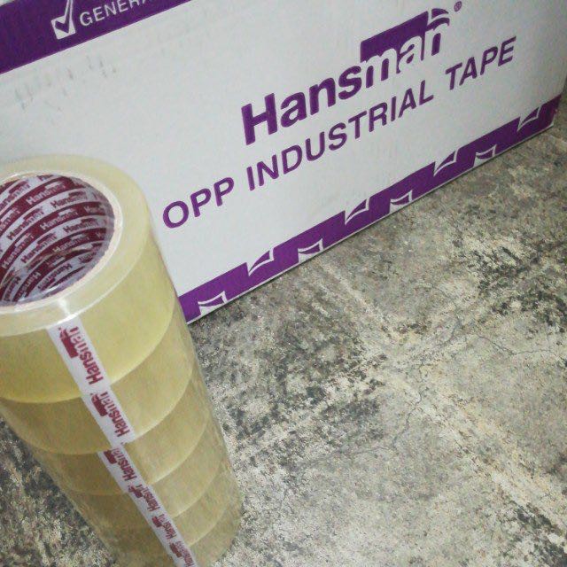 Hansman Industrial OPP Tape 3 / 6 / 12 Rolls | Shopee Singapore