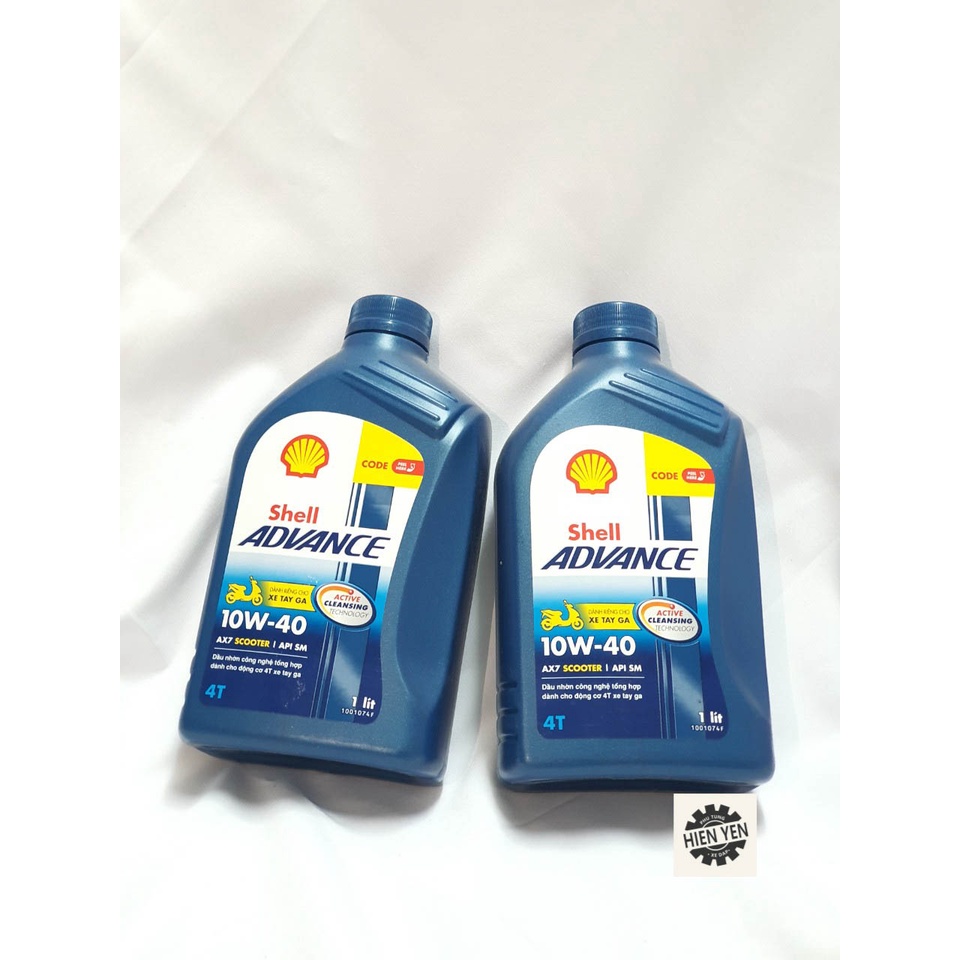 Shell ADVANCE 4T AX7 SCOOTER 10W40 1L SCOOTER Lubricant | Shopee Singapore