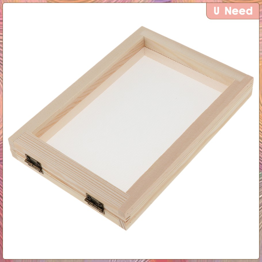 2x Wooden Paper Making Mould Frame, Paper Making and Deckle ...