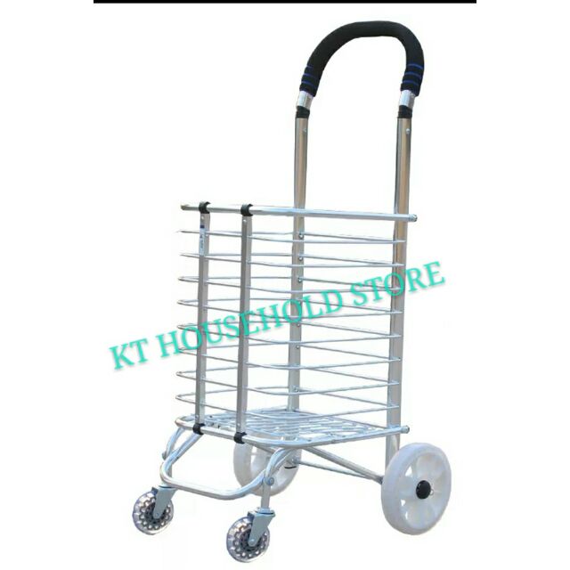 KT WARE Heavy duty aluminium market trolley / troli pasar SHOPPING CART ...