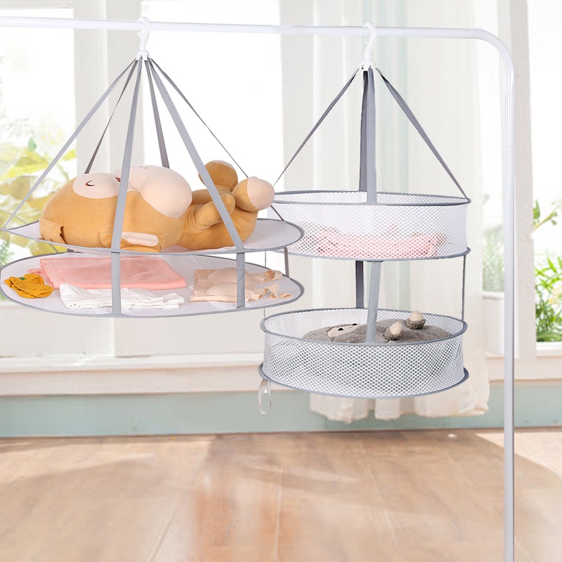 🇸🇬SG SELLER Windproof Mesh Underwear Drying Rack Clothes drying net Bag ...