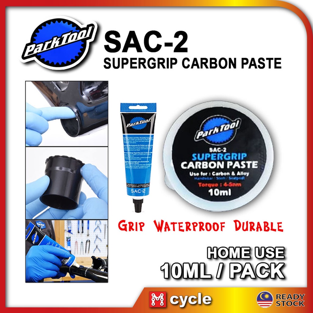Parktool SAC 2 Carbon Friction Paste Compound 10ml Anti Slip Loose ...