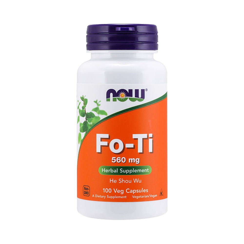 NOW Supplements, Fo-Ti (Polygonum multiflorum) 560 mg, Ho Shou Wu ...
