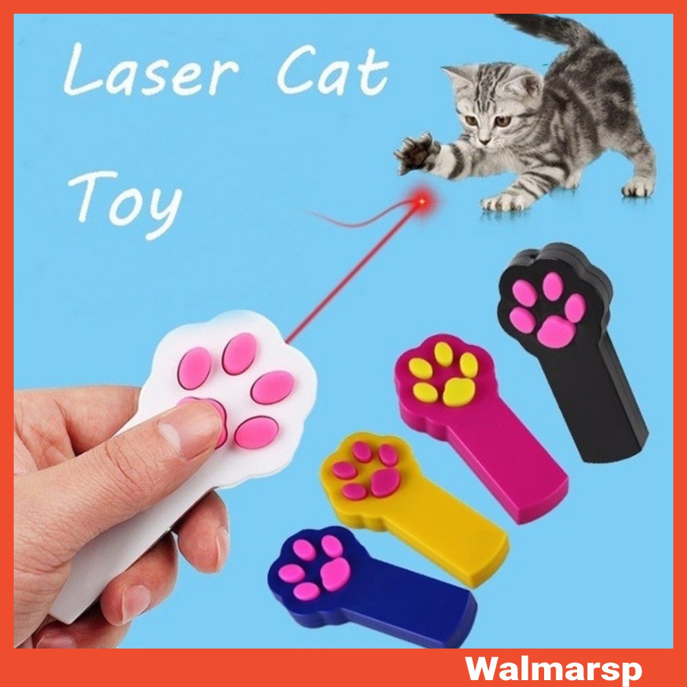 Pet Cat Toy Claw Shape Red Dot LED Laser Light Pointer Interactive ...