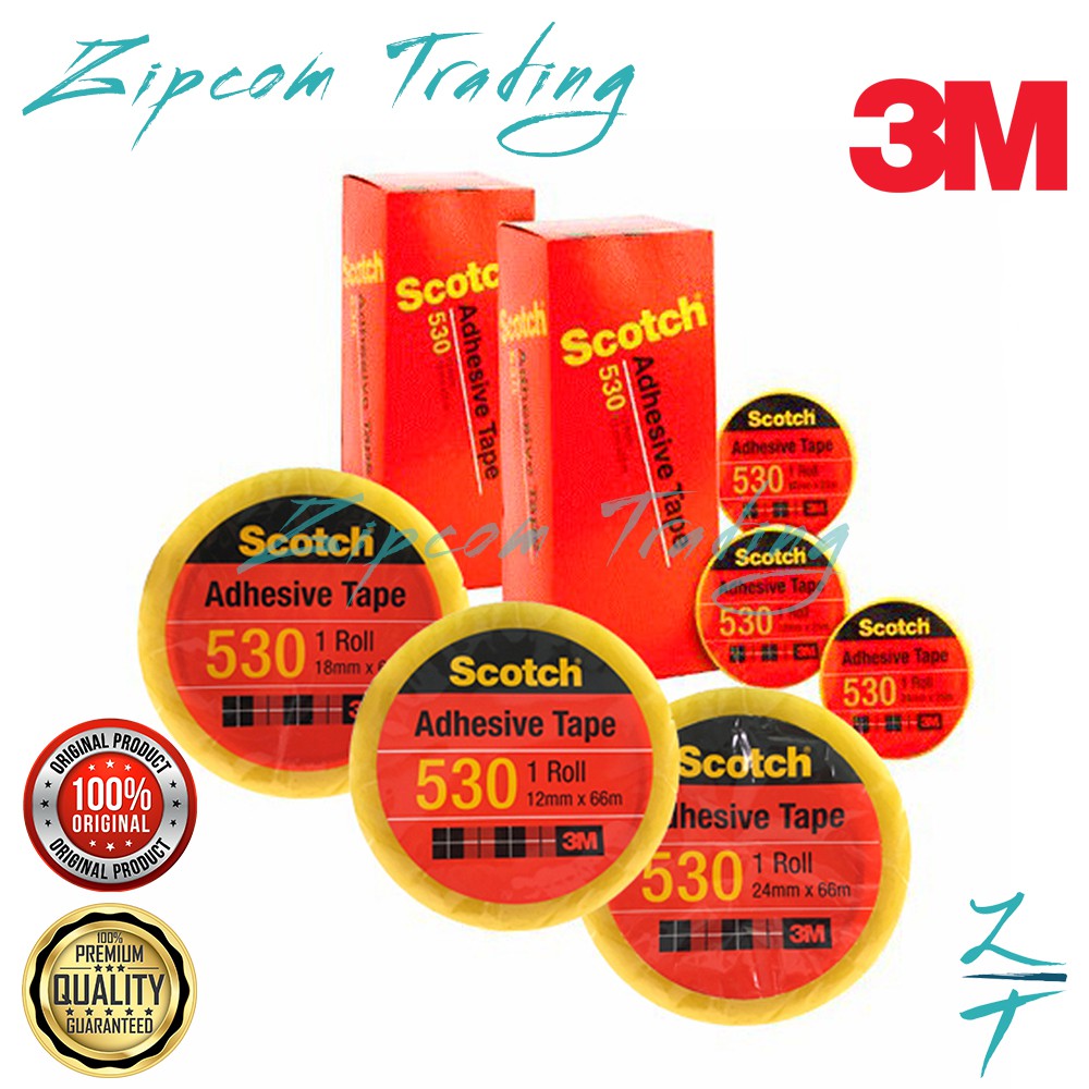 3M Scotch Adhesive 530 Cellulose Tape | Shopee Singapore
