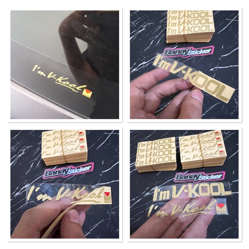 STICKER IM VKOOL IM V-KOOL CUTTING STICKER | Shopee Singapore