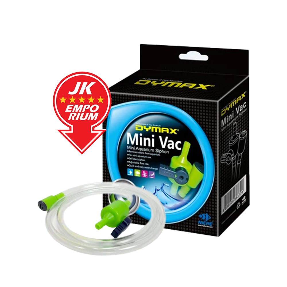 Dymax Mini Vac Aquarium Water Changer Vacuum Siphon Syphon Cleaner ...