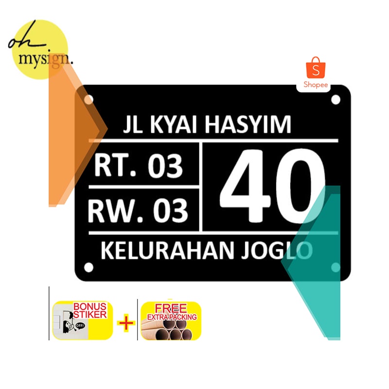Custom Modern Acrylic House Numbers| House Number | License plate ...