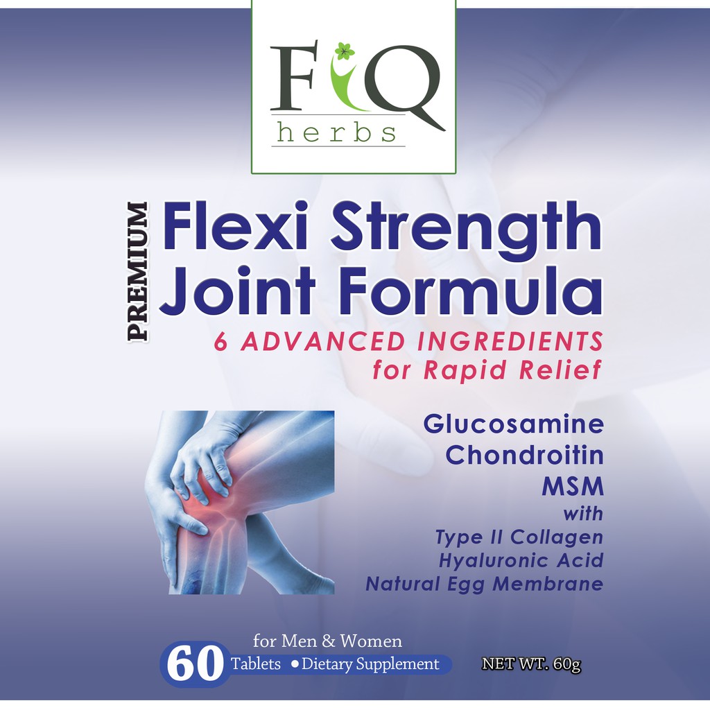FIQ Herbs - Premium Flexi Strength Joint Formula - 6 Advanced ...