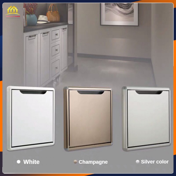 Hidden Ultra-Thin Wall-Mounted Folding Stool Hallway Chair Shoe ...