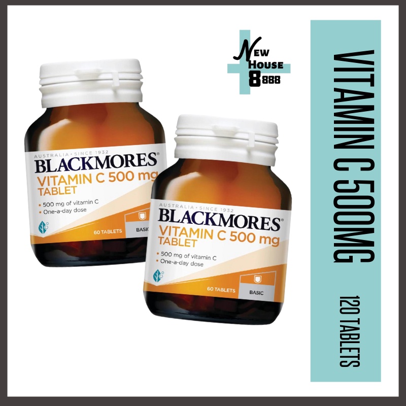Blackmores vitamin c 500mg 60 Tablets / 60 Tablets x 2blt ( Exp:3/23 ...