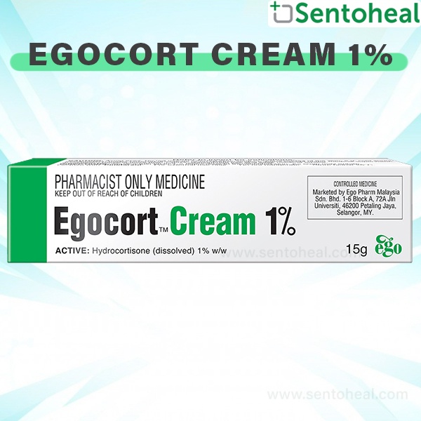 Egocort Cream 1% 15g (Hydrocortisone) | Shopee Singapore