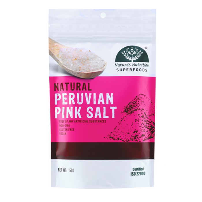 Nature'S Nutrition Peruvian Pan Pink Salt 150G | Shopee Singapore