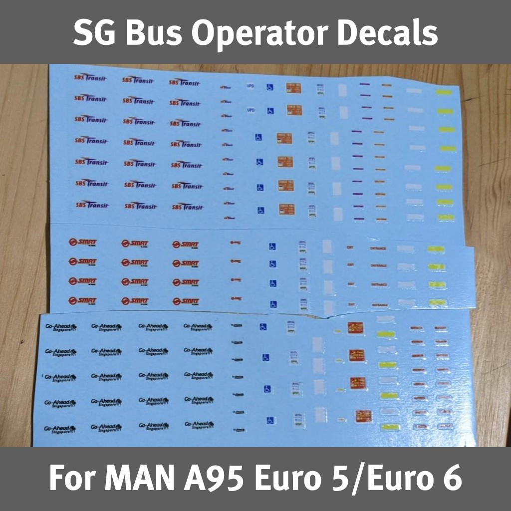 1/76 Model 1 SBS Transit/ Go Ahead Singapore/ SMRT Singapore MAN ND323F ...