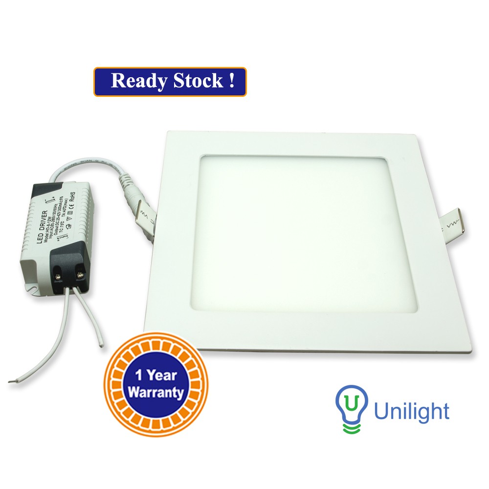 LED Square 5 inch 9W PanelLight Downlight Ceiling Light Lamp (White ...