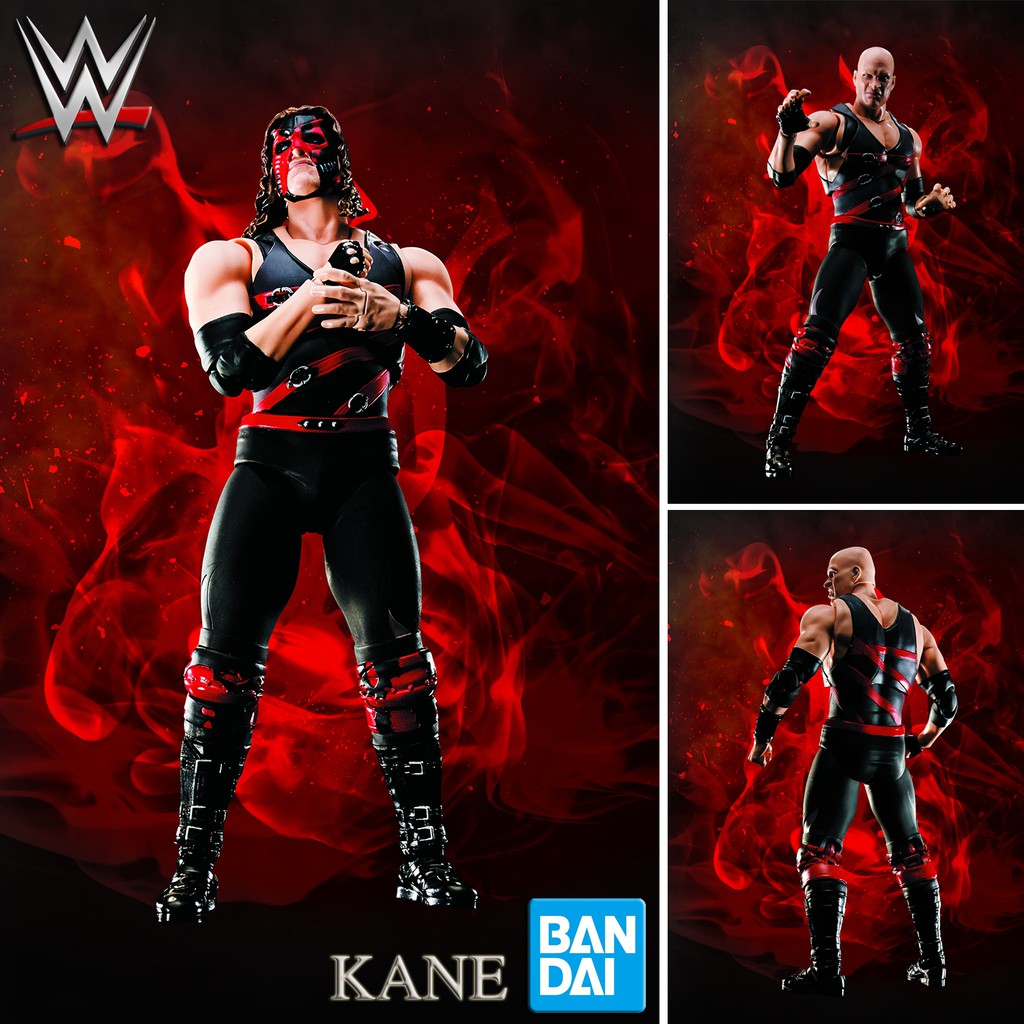 S.H.Figuarts BANDAI Stairs WWE Superstar Series Kane Ken Model Figma ...