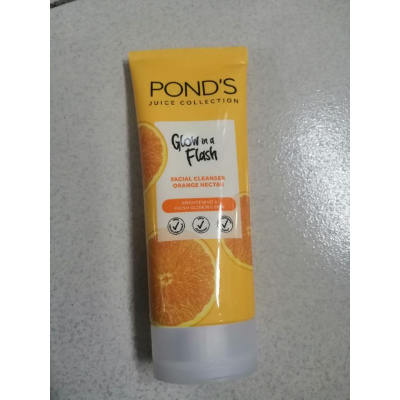 Ponds Glow in a Flash Orange Nectar 90 gr | Shopee Singapore