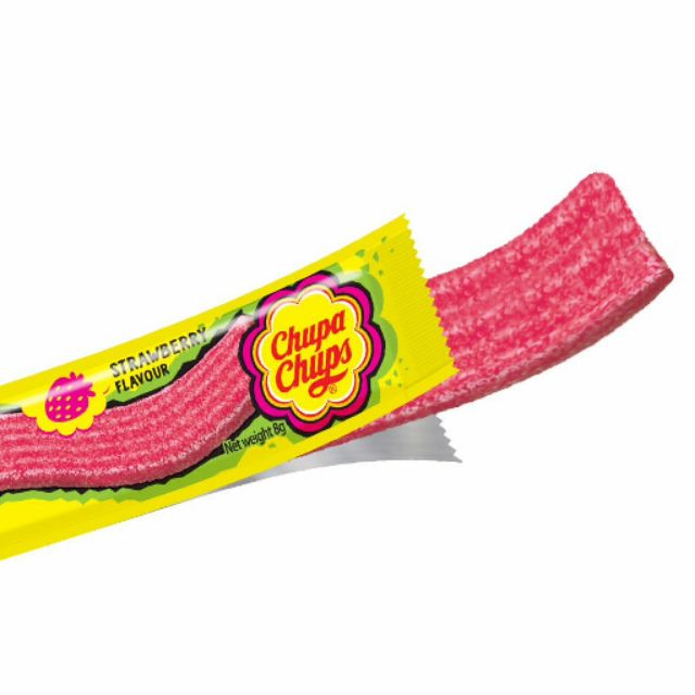 Chupa Chups sour belt 8g per piece | Shopee Singapore