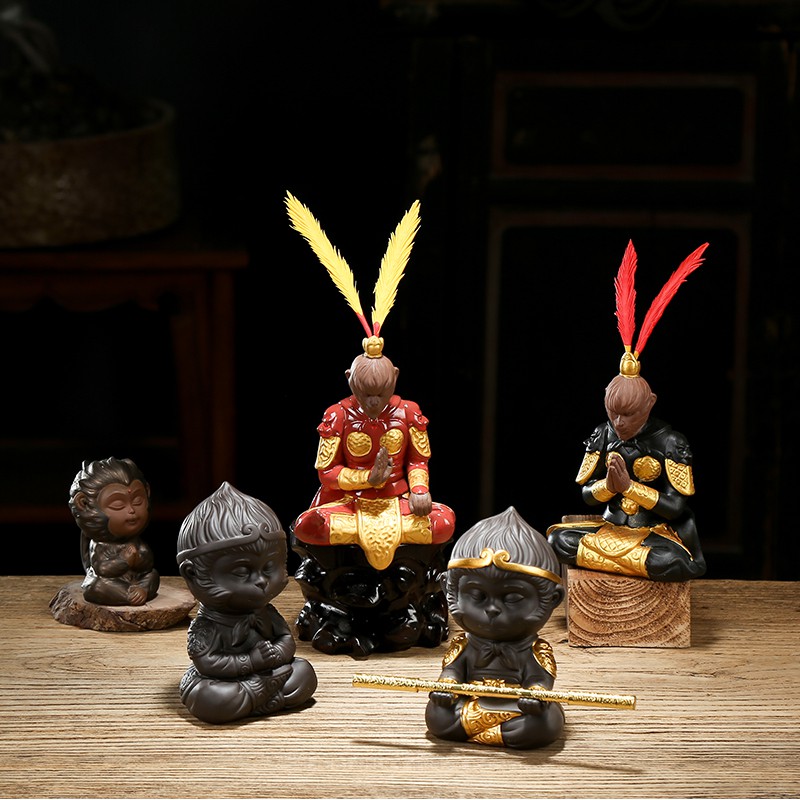 Qi Tian Da Sheng Sun Wukong Fight God Buddha Beauty Monkey King Gold ...