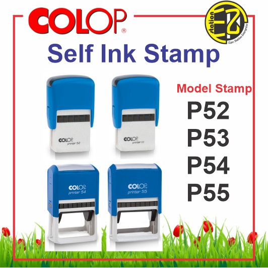 [EzeeStation] COLOP CUSTOM MADE RUBBER STAMP P52 | P53 | P54 | P55 COP ...