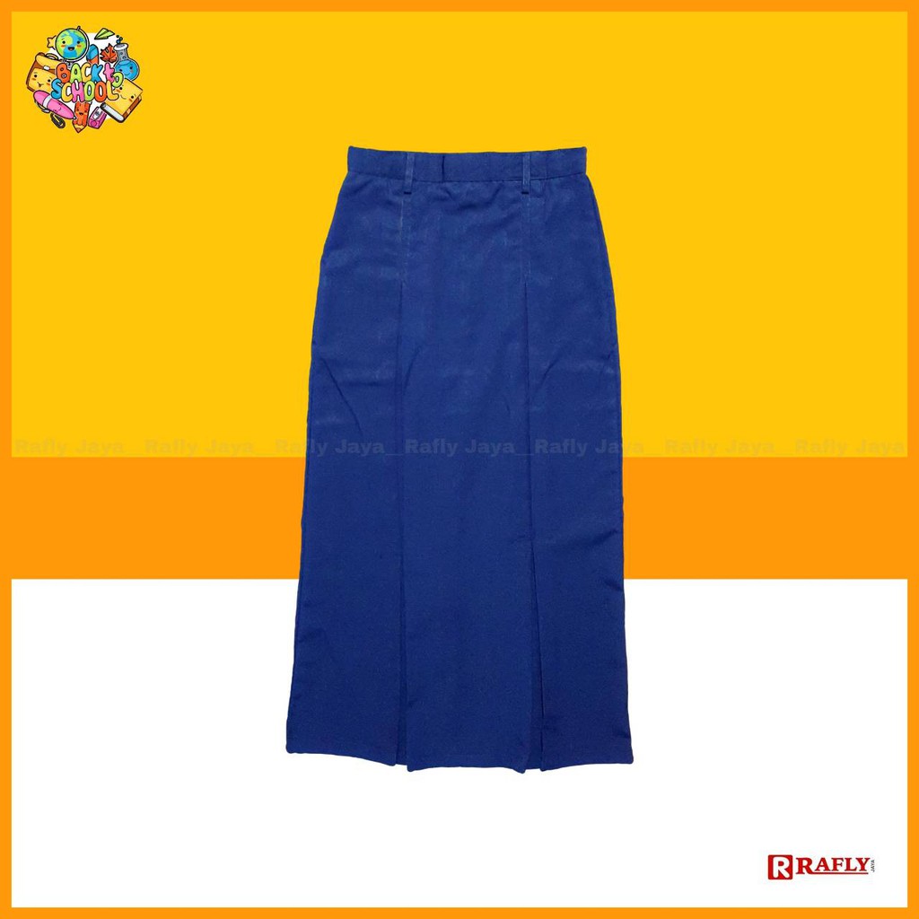 Middle School Uniform - Long Span Blue Middle School Skirt - Middle ...