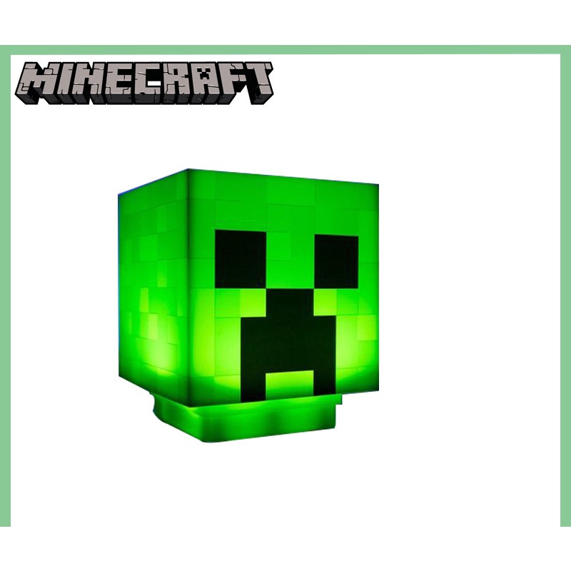Minecraft Series Creeper Lamp Rechargeable Torch Mine Lamp Square Lamp ...