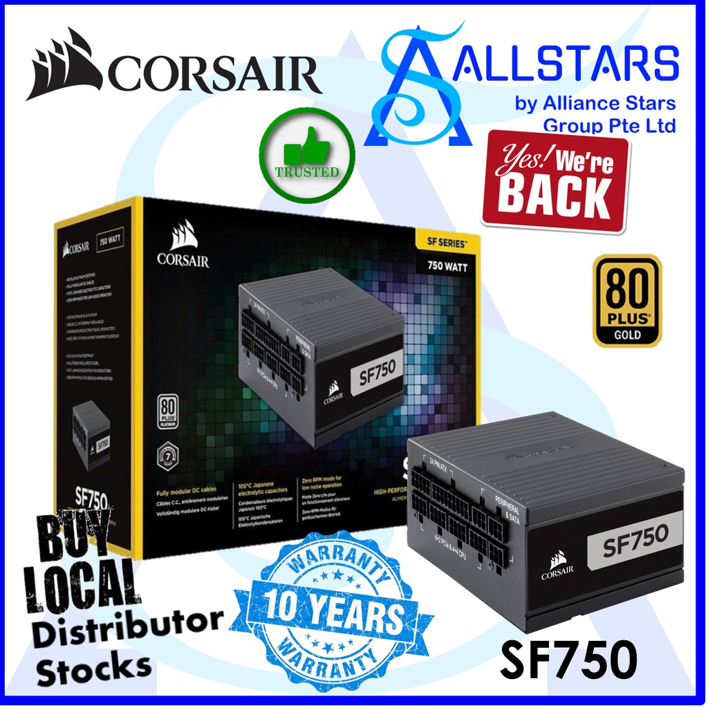 CORSAIR SF750 / SF750 ATX3.0/Gen5 80+Platinum High Performance SFX ...