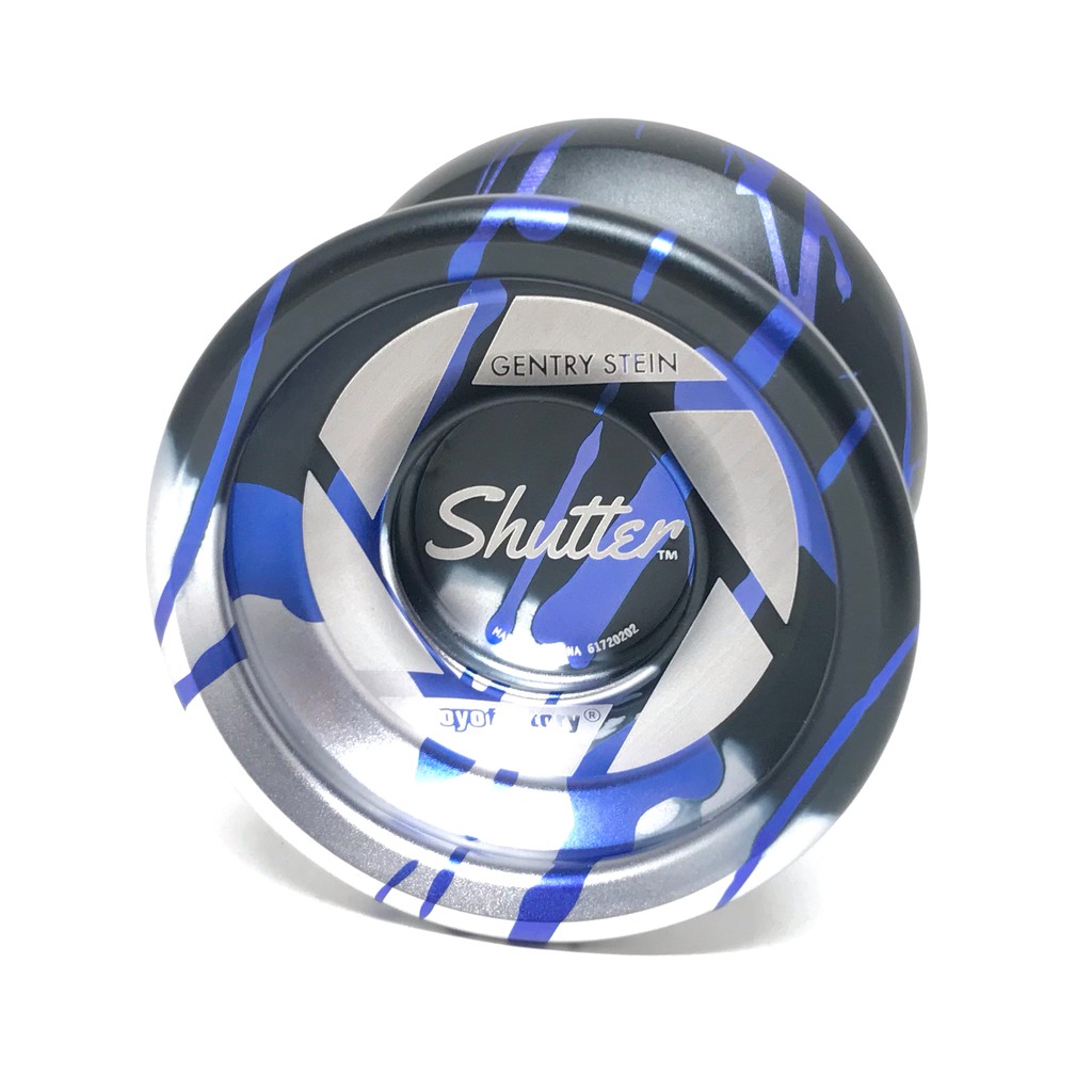 YoYoFactory Shutter (Black Silver Fade w/ Blue Splash) | Shopee Singapore