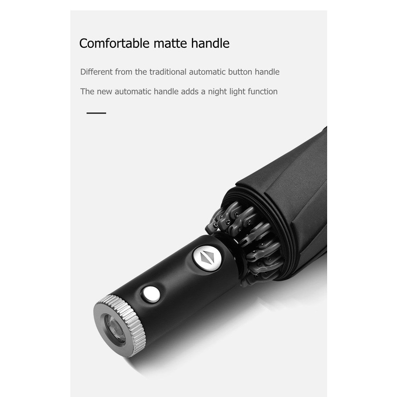 Automatic Umbrella Woman Reflective Stripe Reverse Led Light Umbrella ...