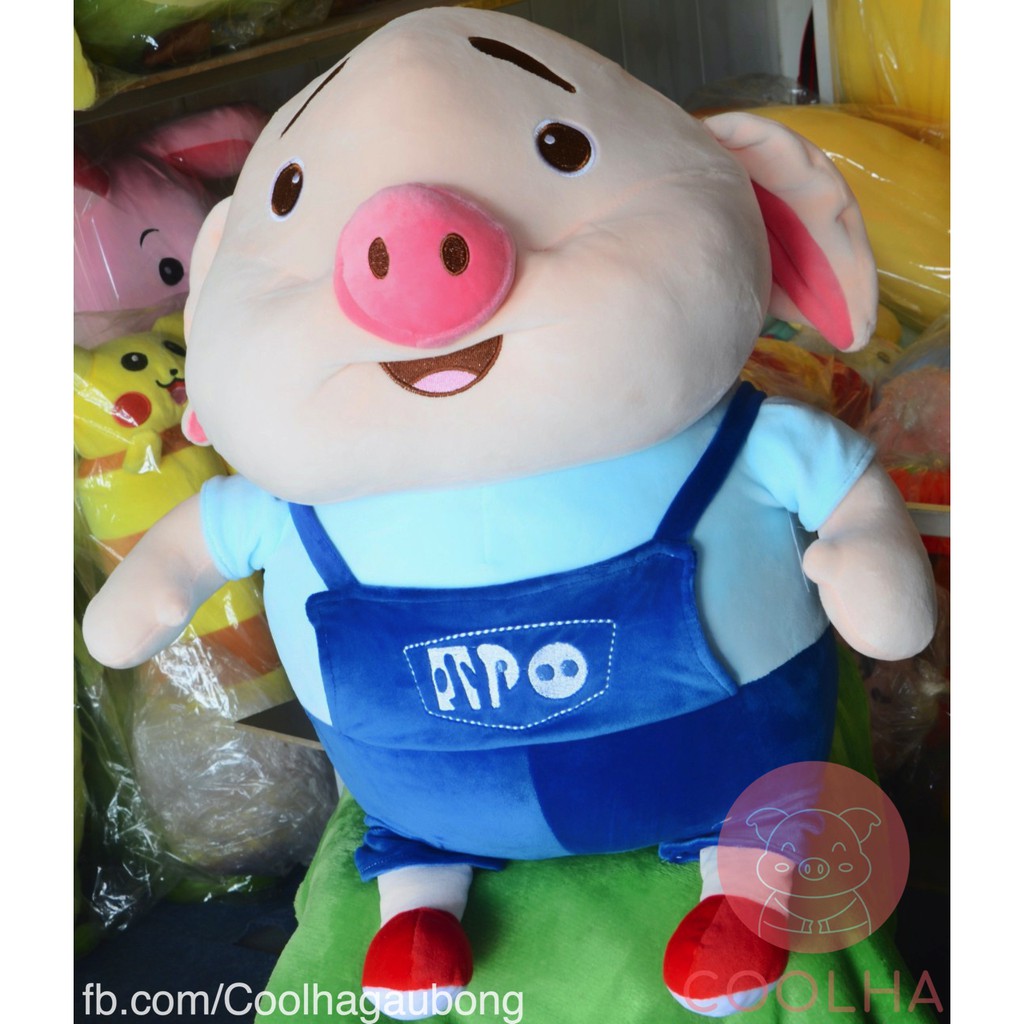 Pig teddy bear sits 50cm (real picture) | Shopee Singapore