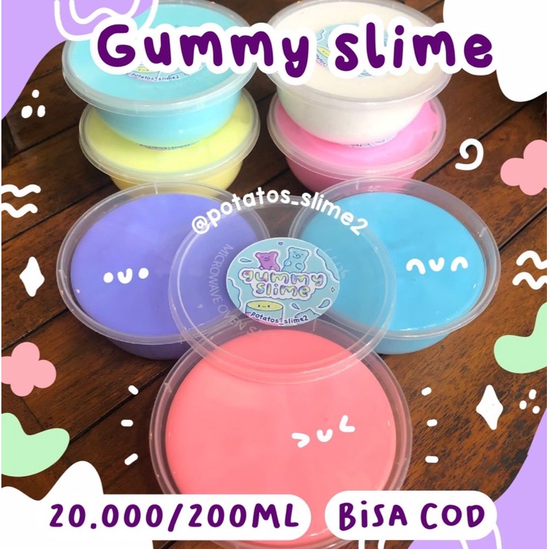Gummy Slime 200ml | Special Edition Potatoes_Slime2 quality | Shopee ...
