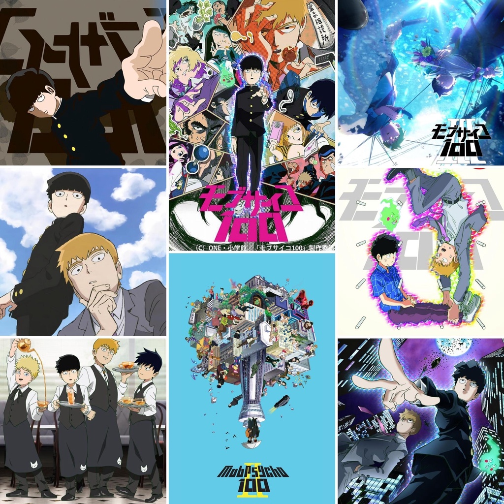 Mob Psycho 100 Anime Poster A4 Size | Shopee Singapore
