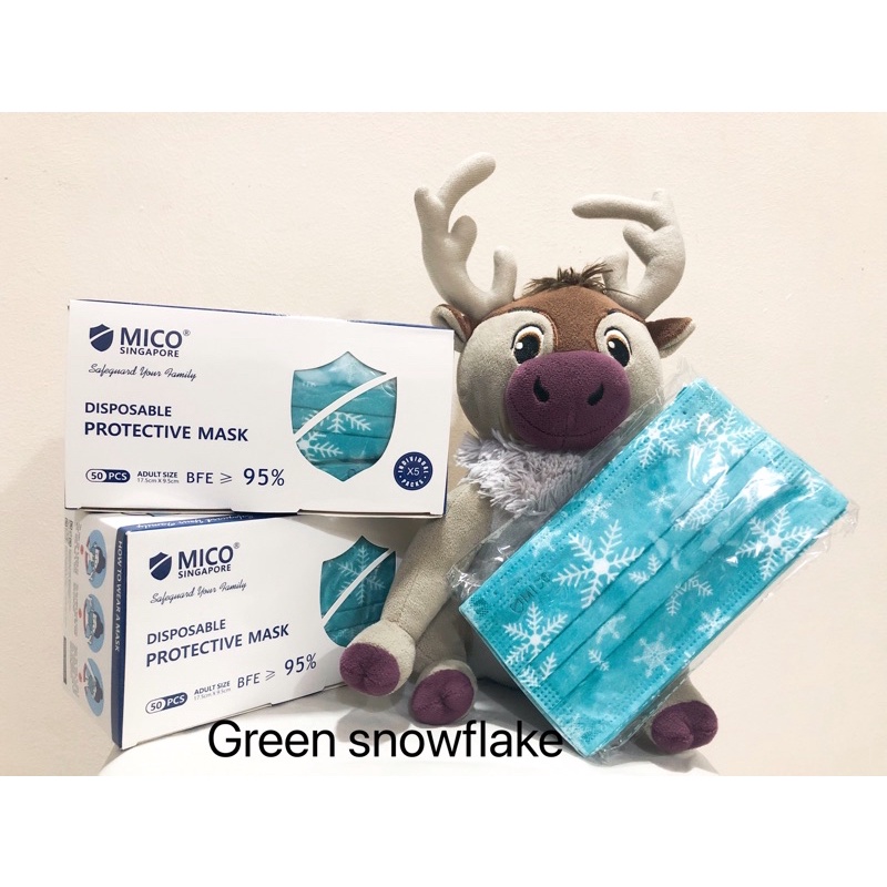 [SG🇸🇬BRAND] MICO Adult 3ply Disposable Face Mask 10pcs [Ready Stock ...