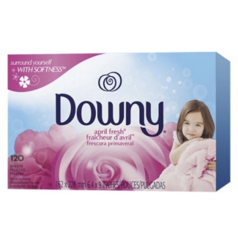 Downy April Fresh Dryer sheet Fabric Softener Sheets / 120, 240, 360 ...