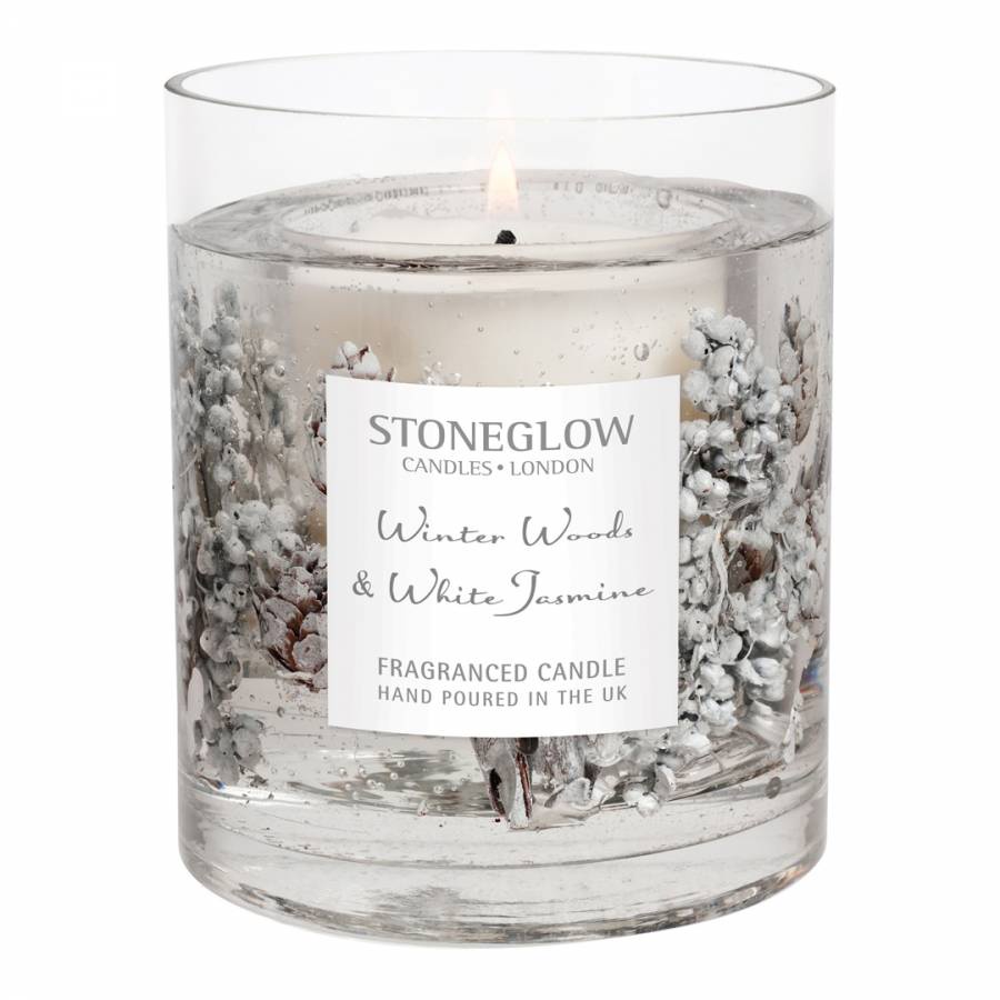 Stoneglow Double Wall Candle - Winter Woods & White Jasmine Tumbler ...