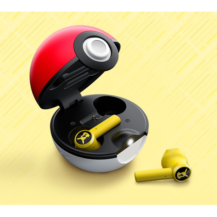 Razer Pokemon Pikachu TWS headset with Pokeball charging case, true ...