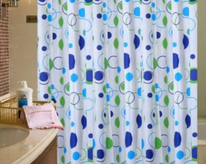 Shower Curtain Peva Waterproof Bathroom Bath Room Toilet Mildew Langsir