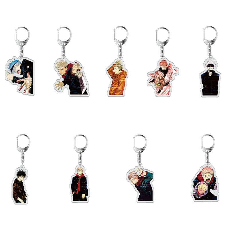Jujutsu Kaisen Yuji Itadori Keychain Fushiguro Megumi Acrylic key ring ...