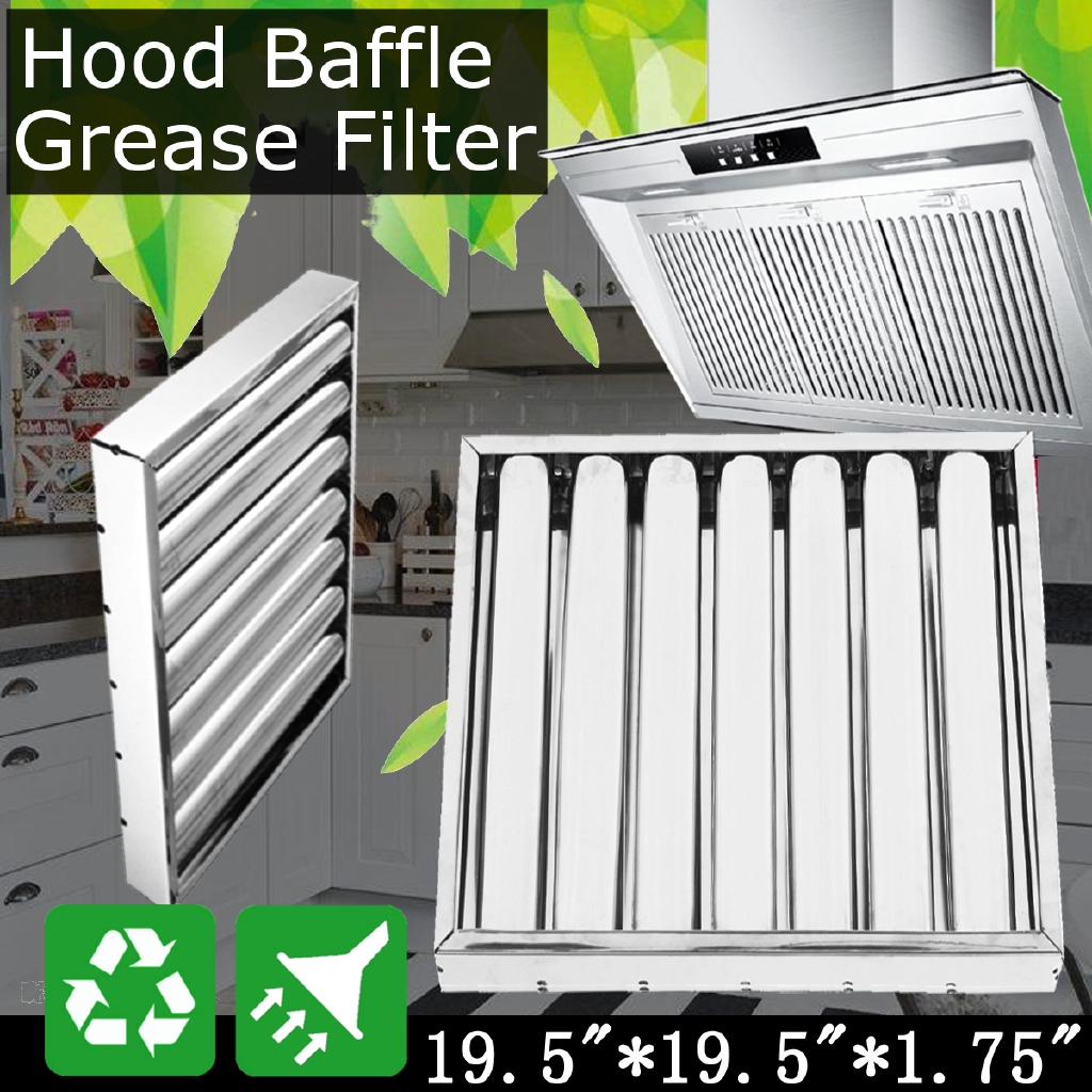 Stainless Steel Kitchen Hood Extractor Fan Grease Stainless Steel ...