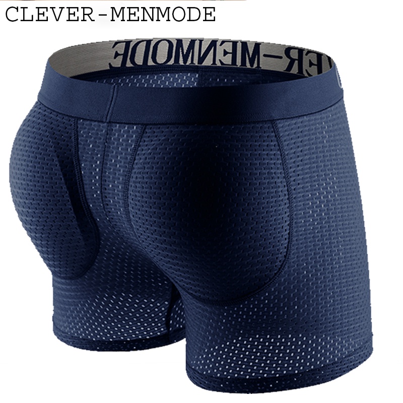 【CLEVER-MENMODE】Men's Hip Lifting Underpants Thin Section Mesh Cup Hip ...
