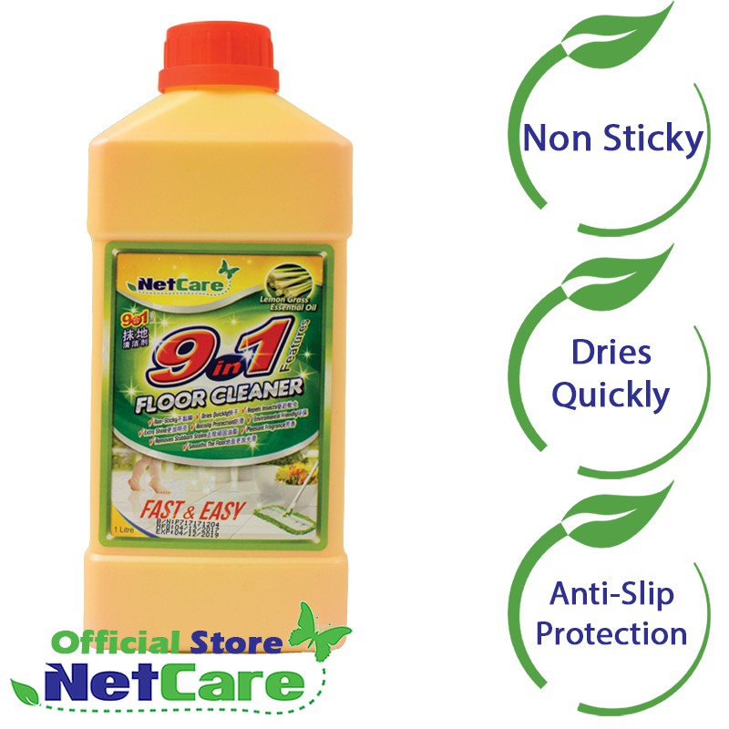 Netcare 9 in 1 Floor Cleaner 1L | Shopee Singapore