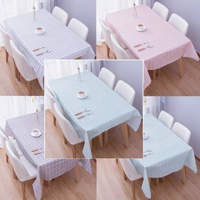 Waterproof Table Cloth Oilproof Tablecloth Thick Rectangular Wedding ...