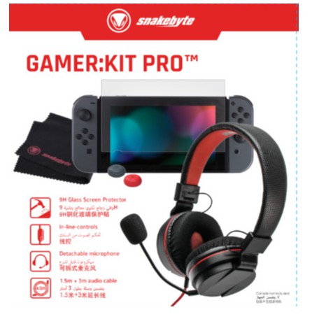 Snakebyte Nintendo Switch Gamer Kit Pro (Pre-Order) | Shopee Singapore