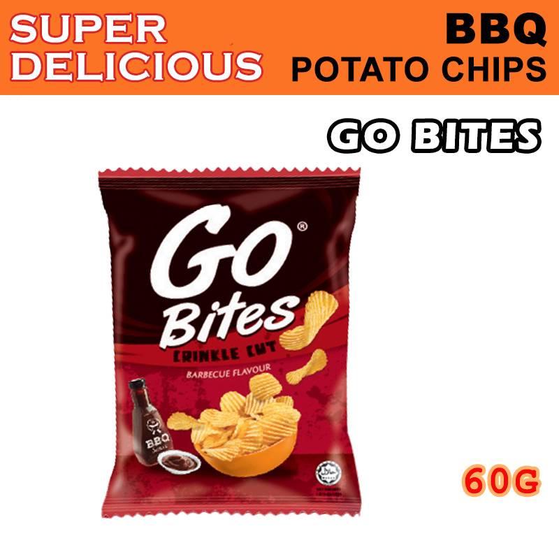 GO BITES Potato Chips Barbecue 60g | Shopee Singapore