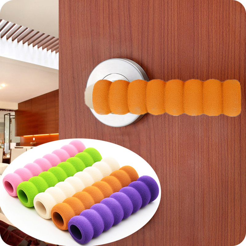 Soft Elastic Door Handle Foam Cover/ Doorknob Guard Protector Anti ...