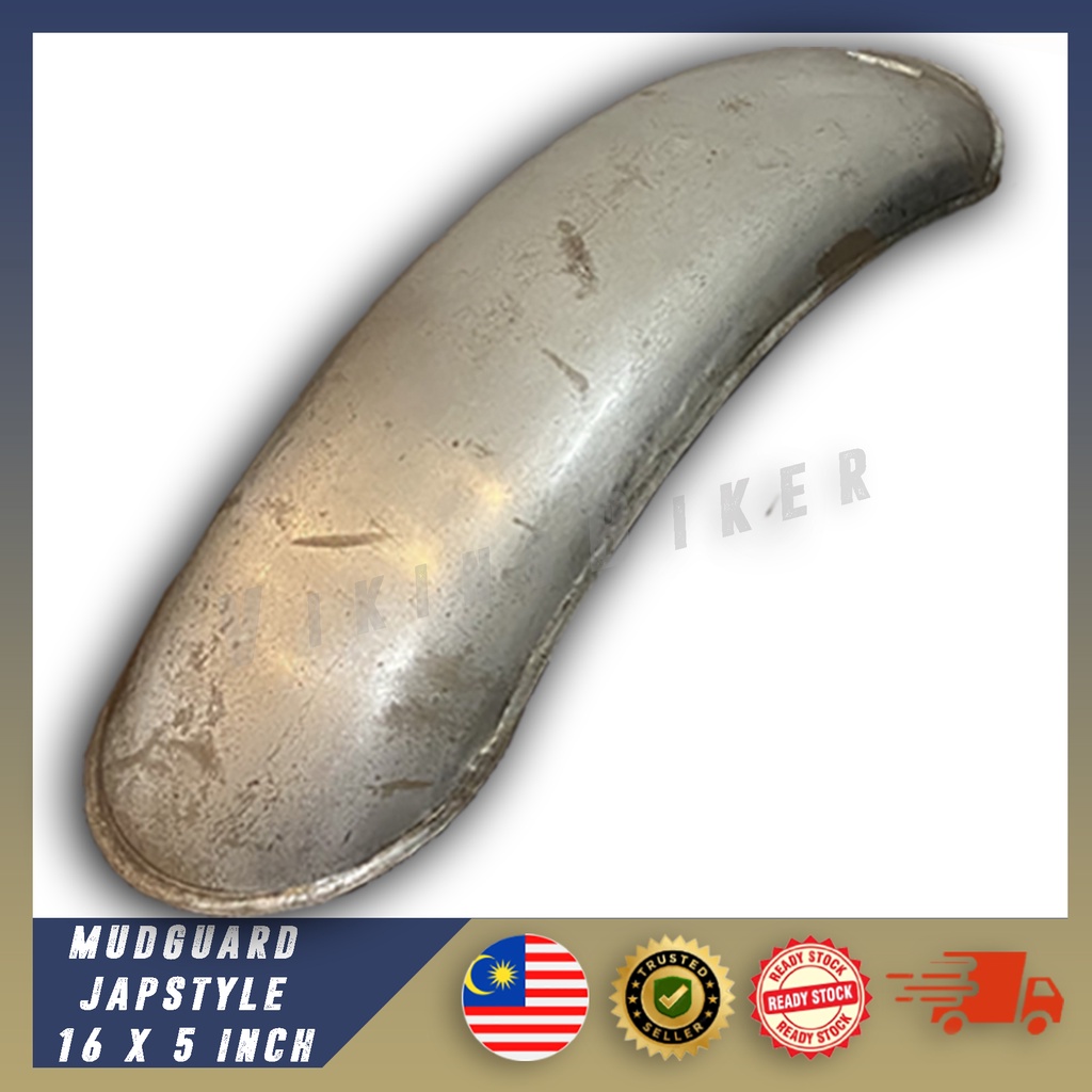 Mudguard Japstyle 16" x 5" Rear Custom Universal Cafe Racer Bobber ...