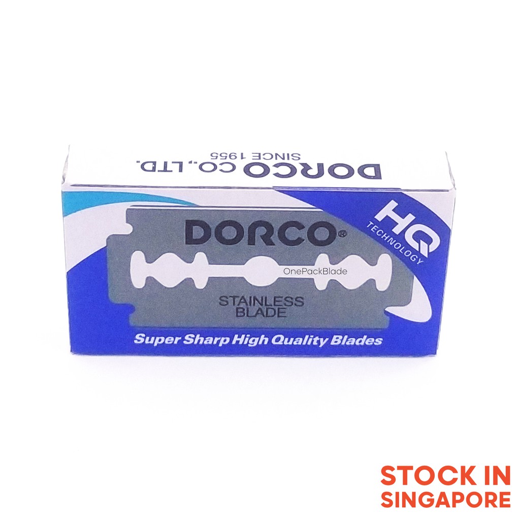 DORCO ST300 Korea Double Edge Razor 10 Blades, Safety Blade Shaver ...