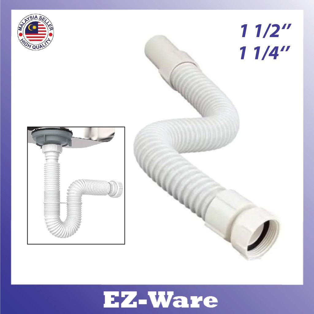 Flexible Waste PVC Pipe for Plumbing Faucet / Flexible pipe air ...