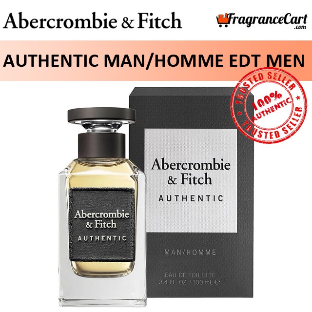 Abercrombie & Fitch Authentic Man/Homme EDT for Men (100ml) [100% ...