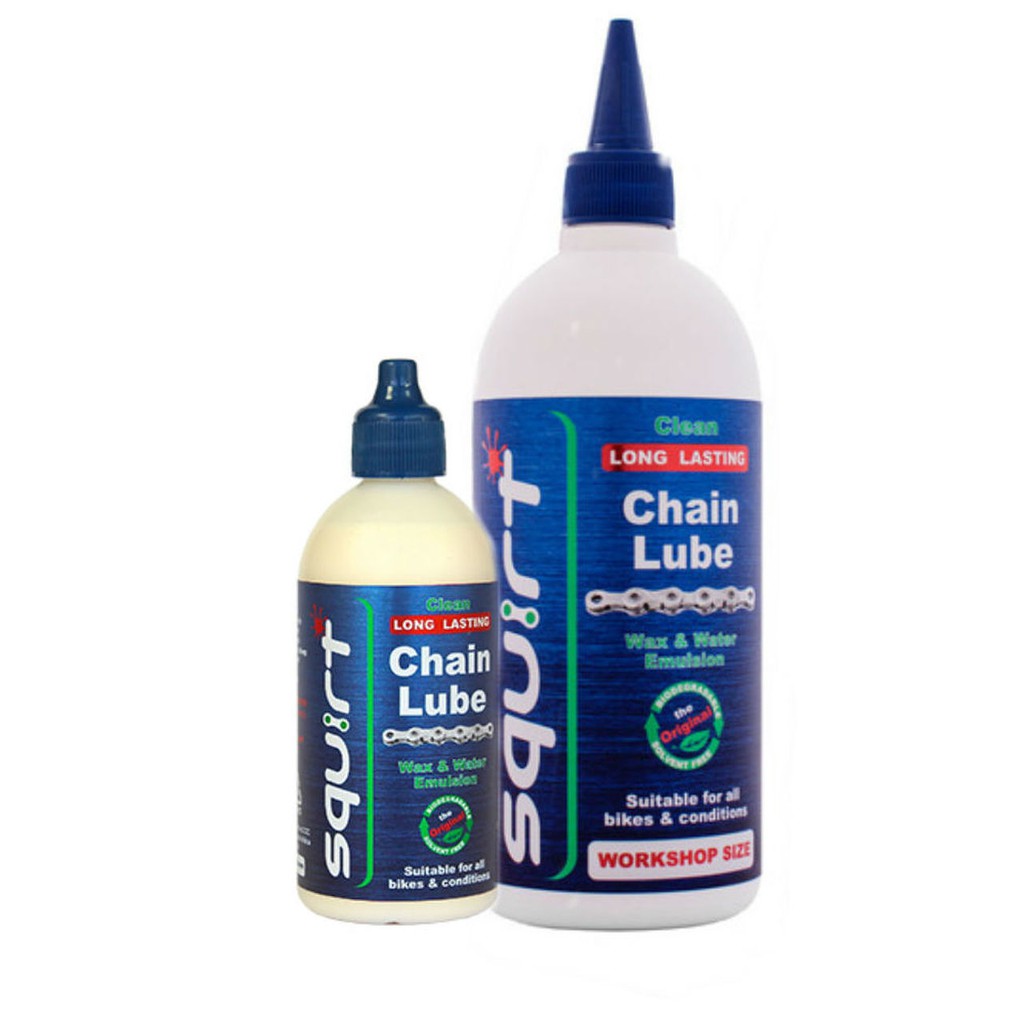 Squirt Chain Lube 120ml 500ml Long Lasting Wax Dry Lubricant For ...